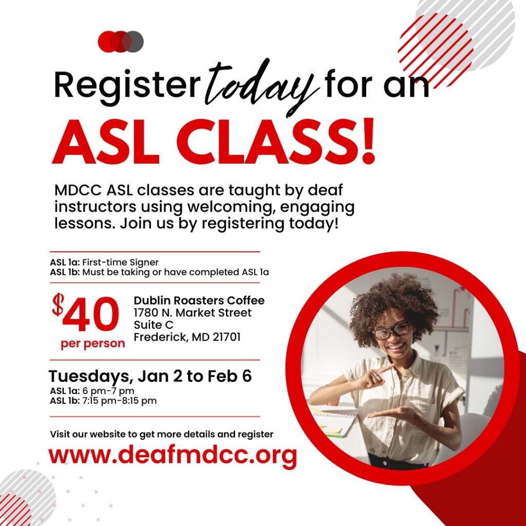 MDCC 6-Week ASL Classes - Maryland Deaf Culture Digital Library