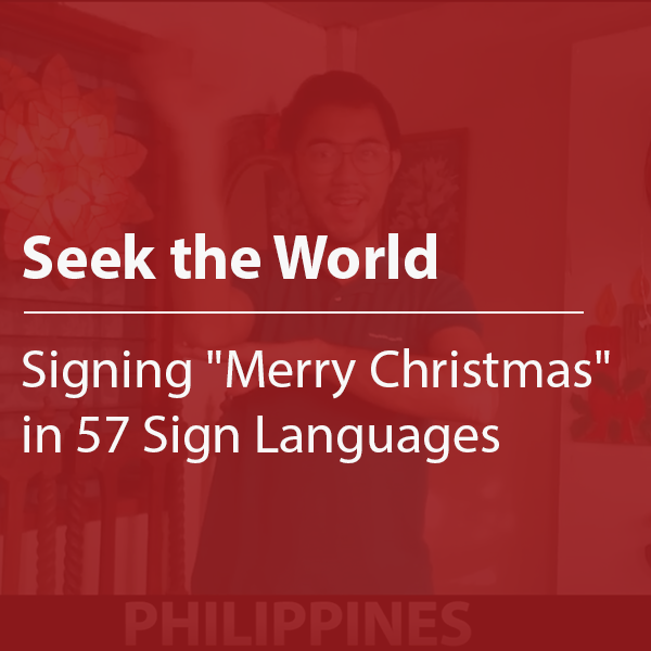 Signing "Merry Christmas" in 57 Sign Languages (57 countries ...